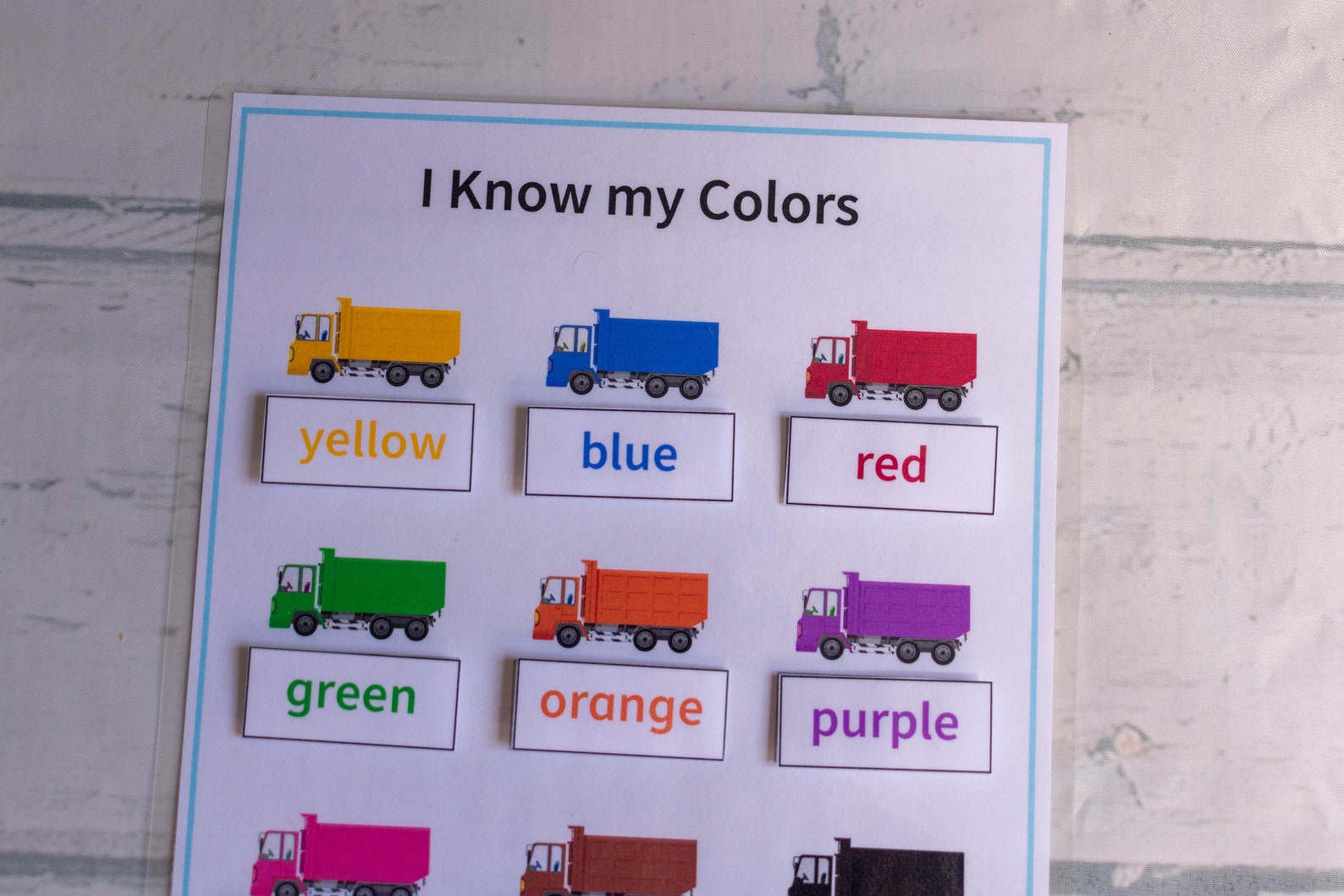Homeschool Printables, Educational Activity, Colors Worksheet Bundle ...