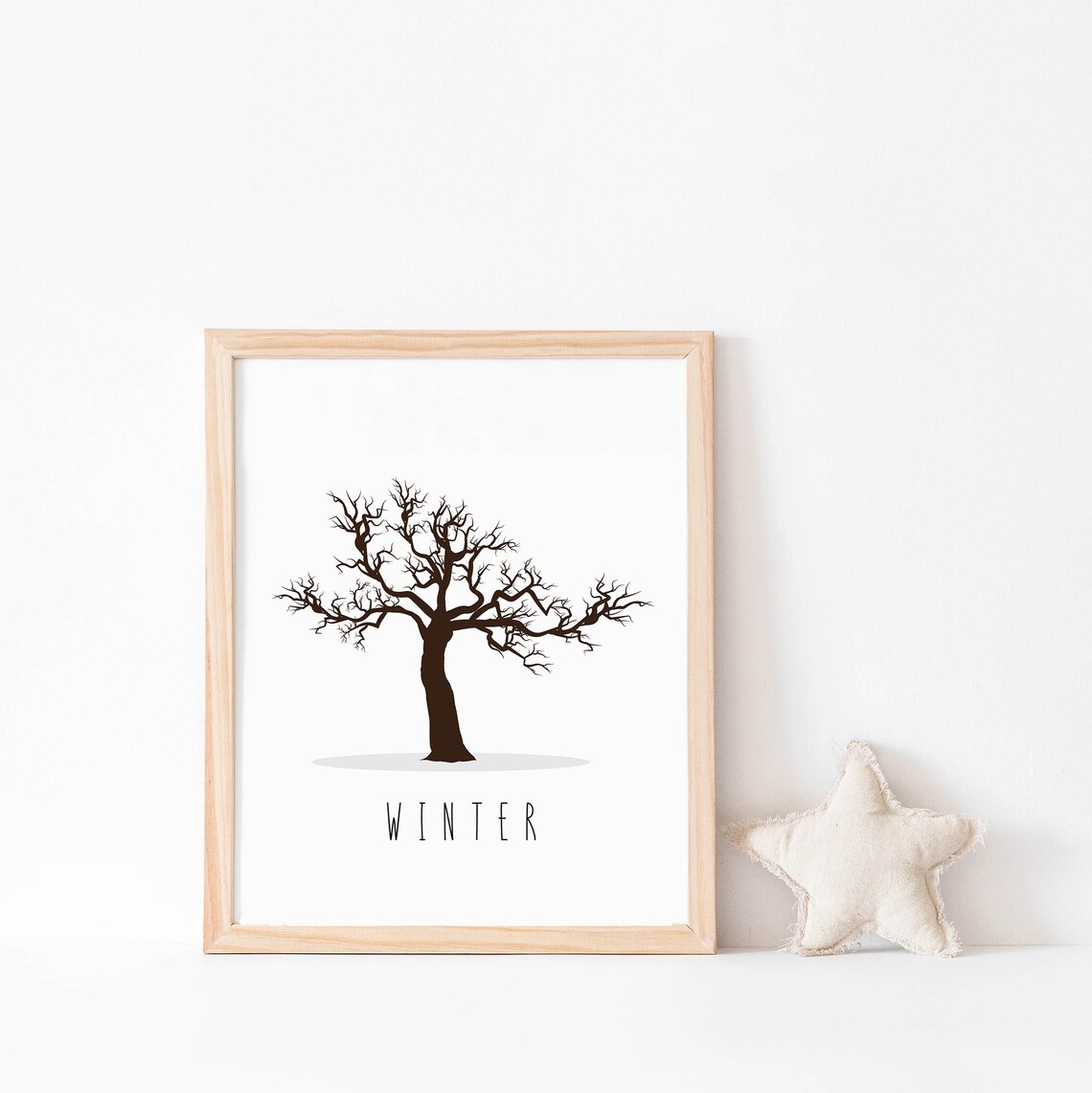 Four Seasons Wall Art Winter Spring Summer Fall Autumn | Etsy