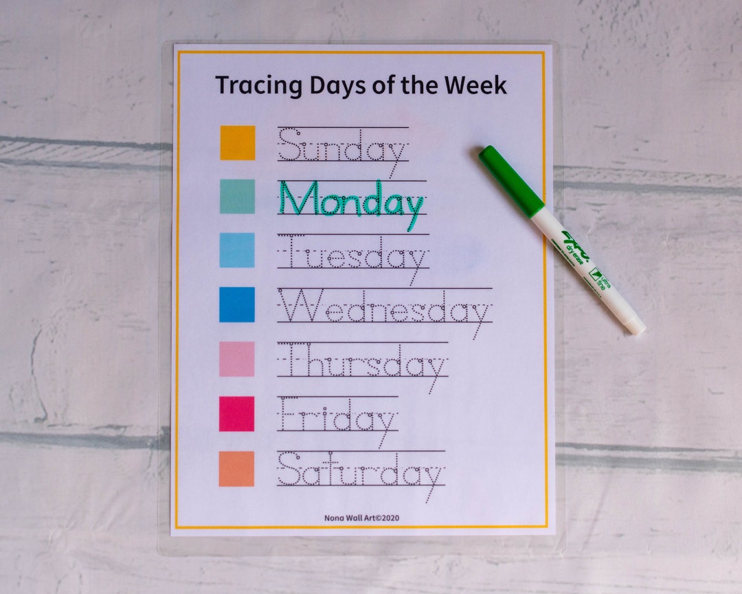 Educational Activity, Tracing Worksheet, Homeschool Printable, Busy ...