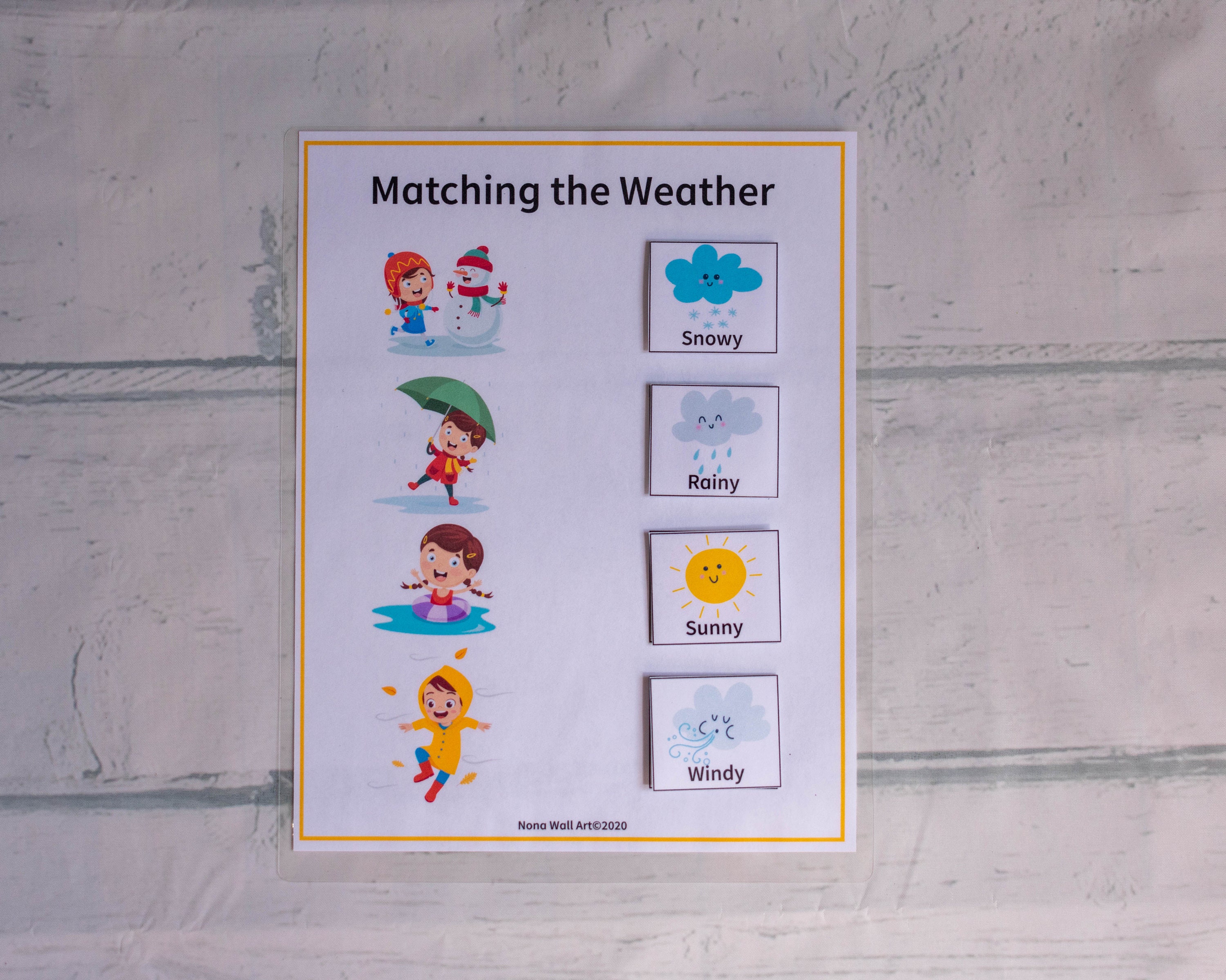Educational Activity Weather Worksheet Homeschool Printable | Etsy
