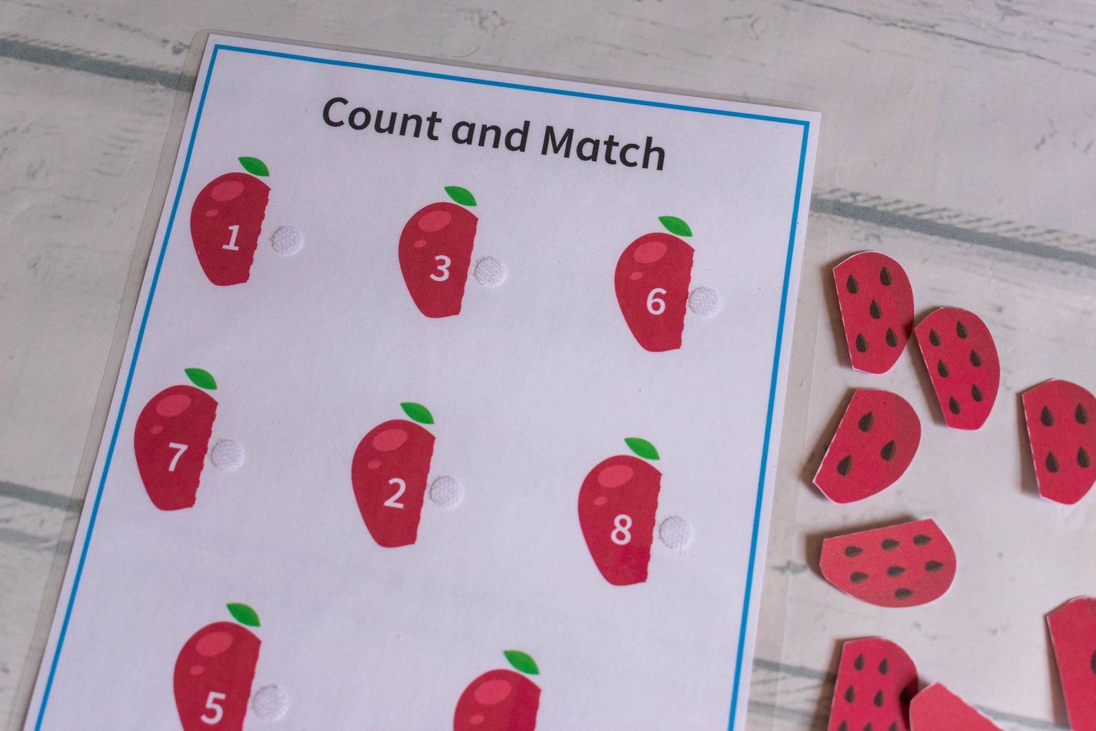 Homeschool Printables Educational Activity Numbers Worksheet | Etsy