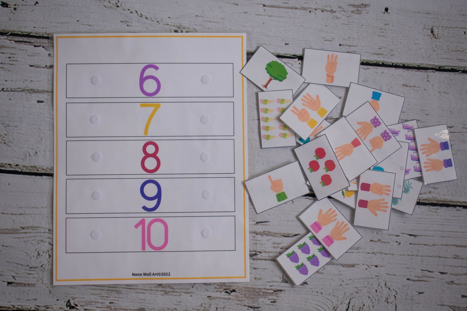 Counting Activity: Toddler Busy Binder Printable (digital File) - Etsy