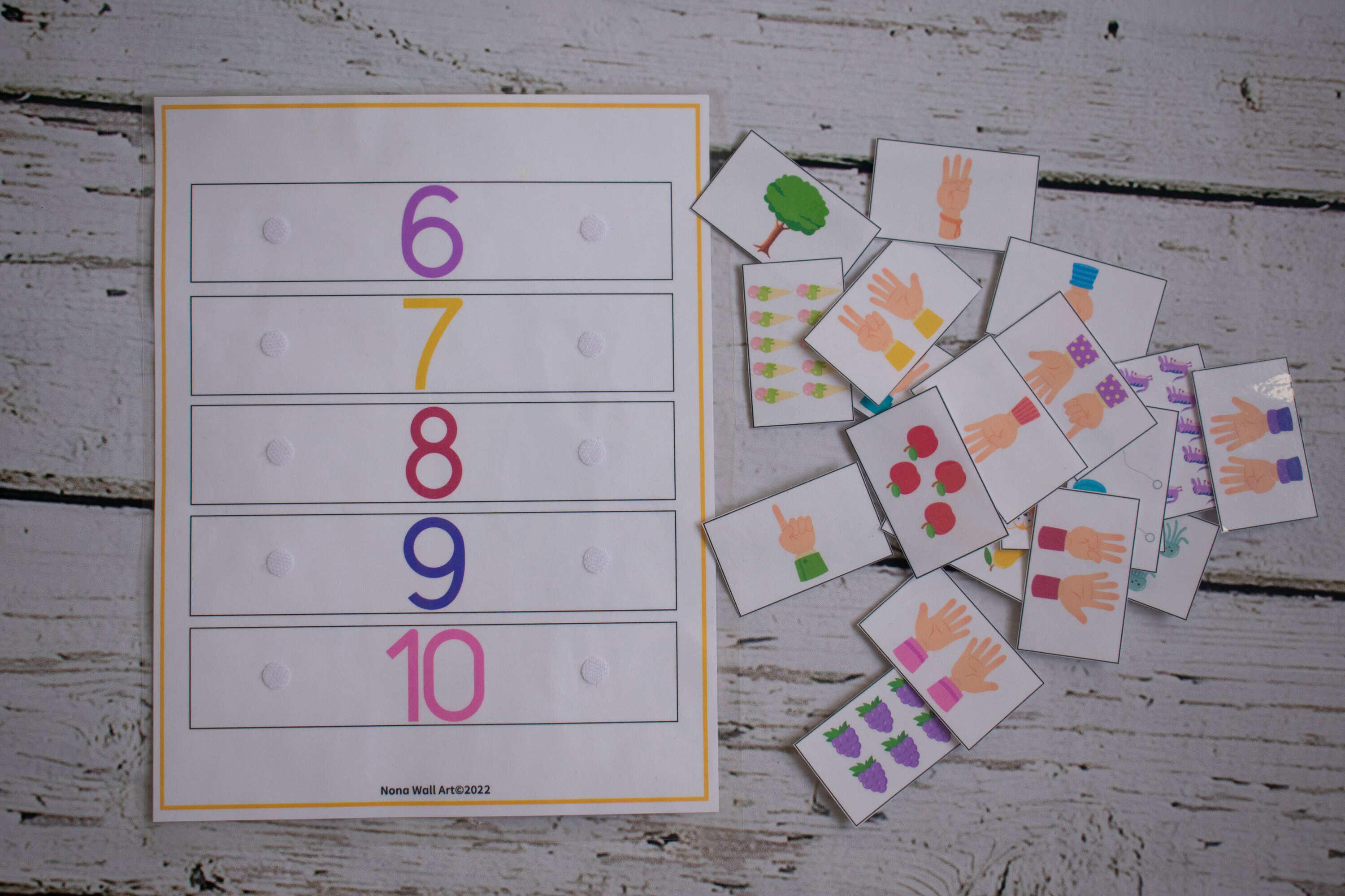 Let's Count Busy Binder Printable Counting Activity - Etsy