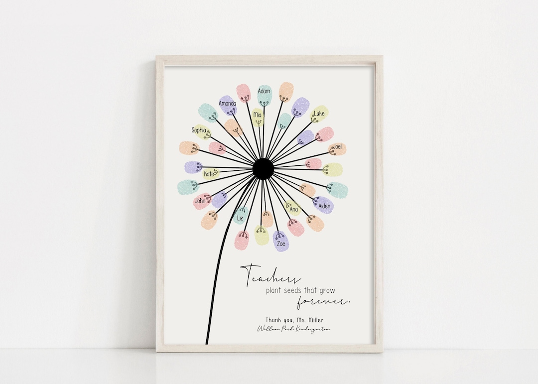 Teacher Appreciation Gift, Teachers Plant Seeds, Personalized Keepsake ...