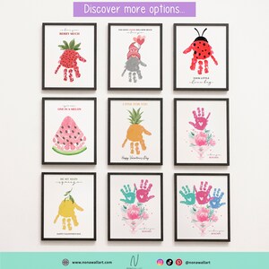 We Love You Bunches Handprint Art, Preschool Valentine Day Craft for ...