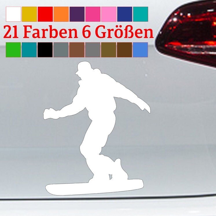 Snowbord Kleber Halfpipe Ski Piste Sticker Aufkleber Alpen | Etsy