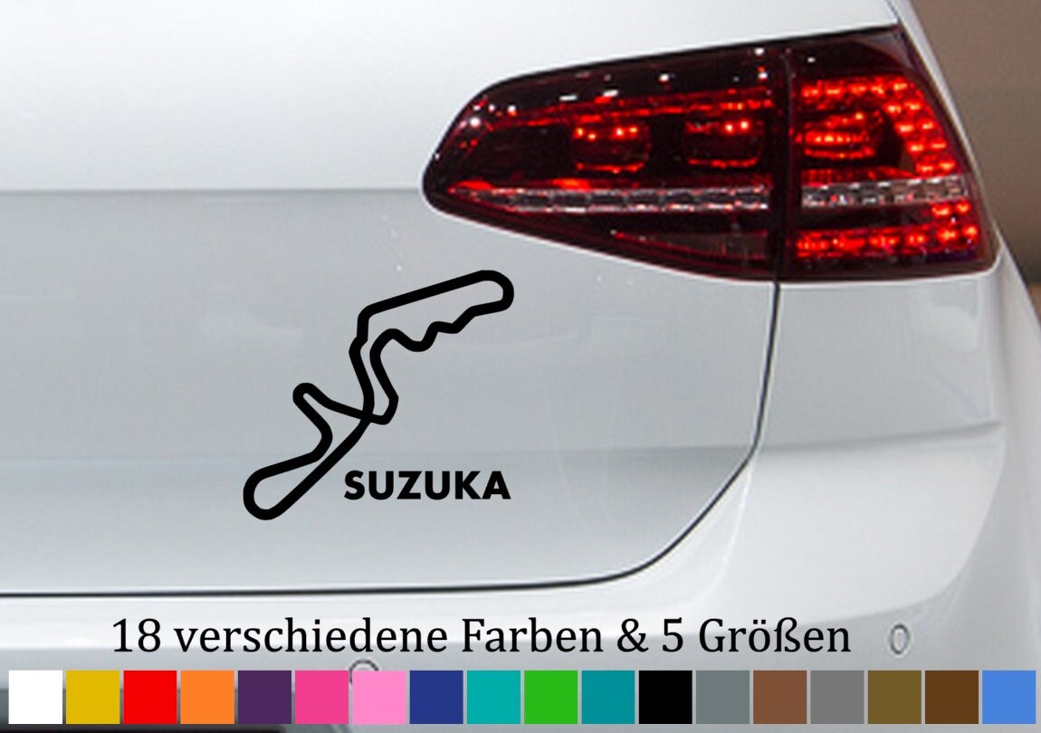 Suzuka Sticker GP Japan Racing Course Layout Formula 1 Race 18 | Etsy UK