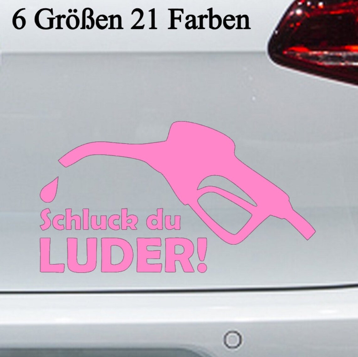 Schluck du Luder Aufkleber 6 Größen Benzinhahn Sticker | Etsy