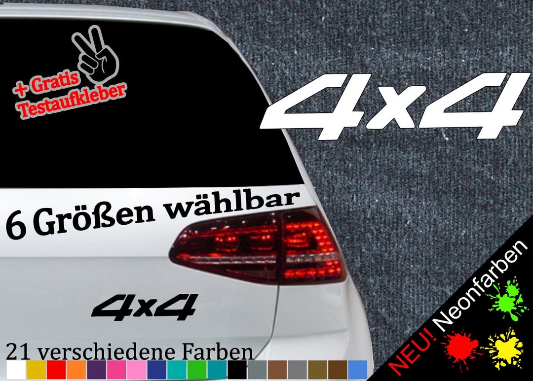 4x4 Offroad Sticker Terrain Mountain Slope Sticker Forest V8 All Wheel ...