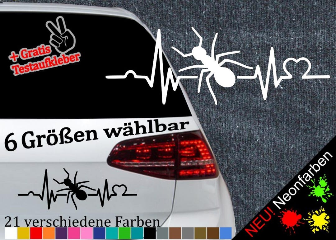 Heartbeat Ant Sticker 6 Sizes 21 Colors Nature Forest Ant Hill Feeler ...