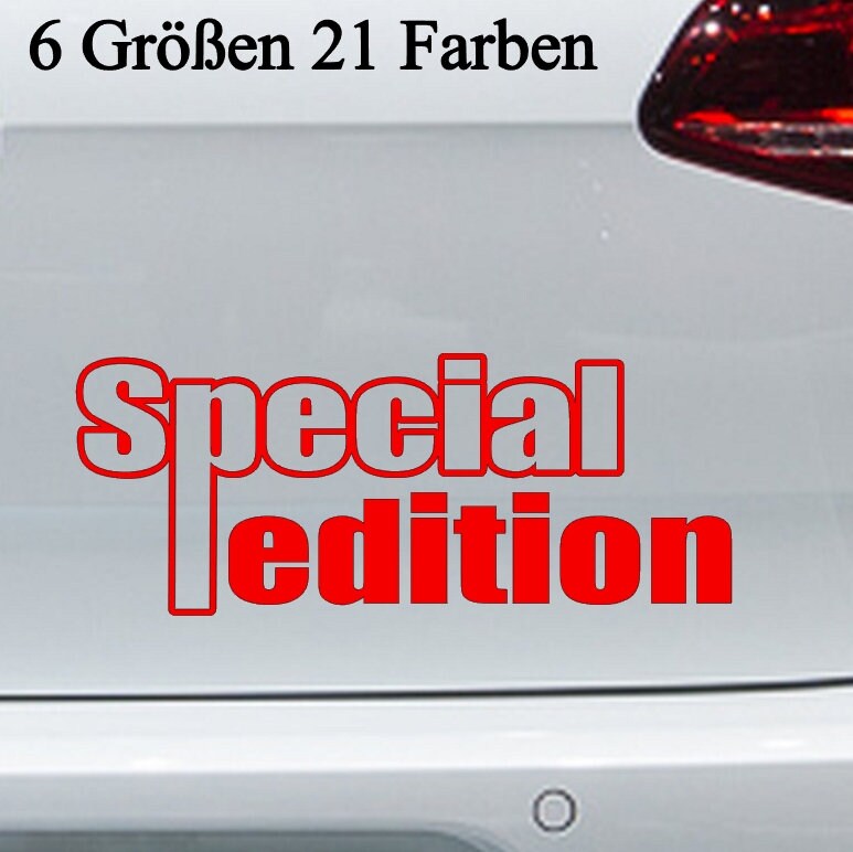 Special Edition Sticker 6Sizes Special Edition limited | Etsy