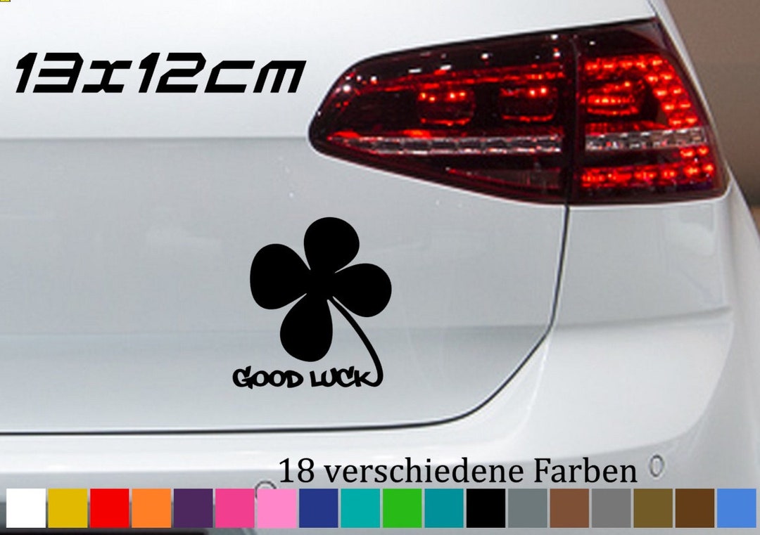 Sticker 13 X 12 Cm Glücks Kleeblatt Alfa Romeo Cloverleaf Talisman Good ...