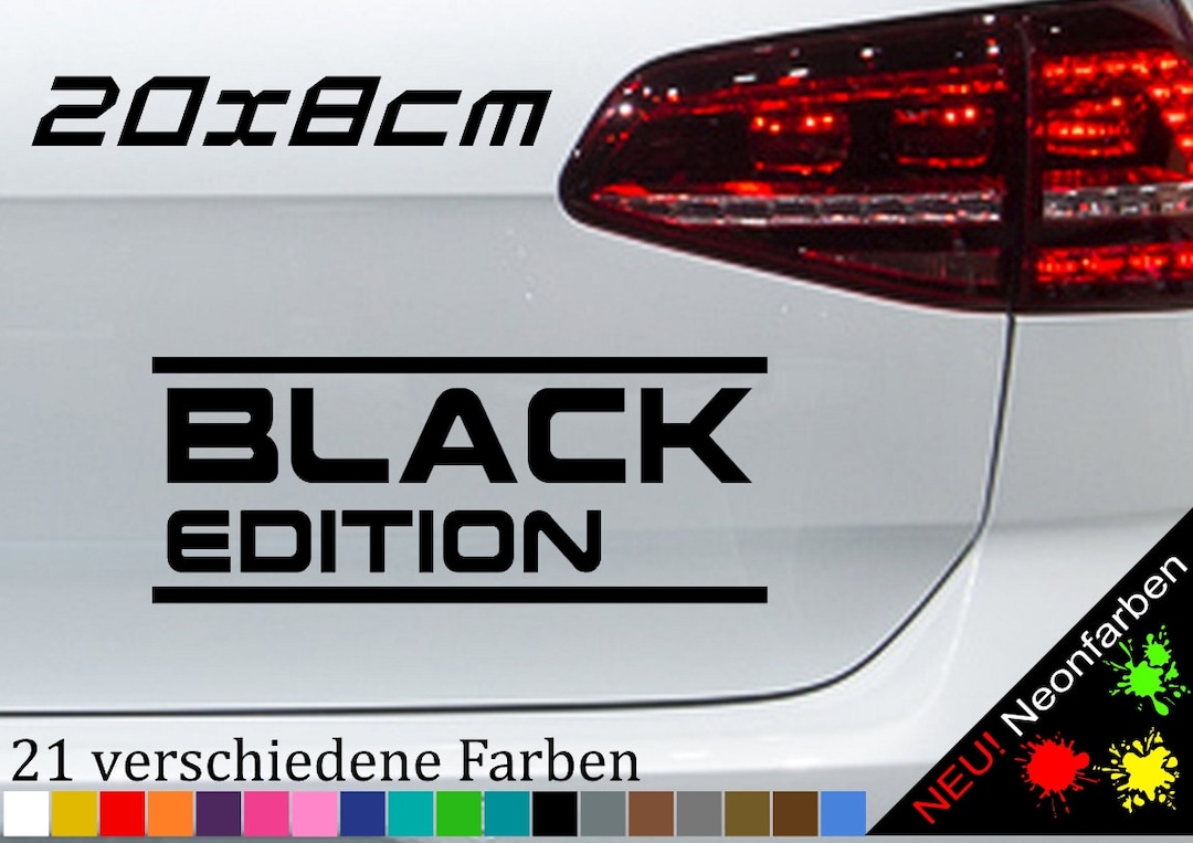 Black Edition Sticker Sticker Black Pearl Car Love Car JDM Saying 20 X ...