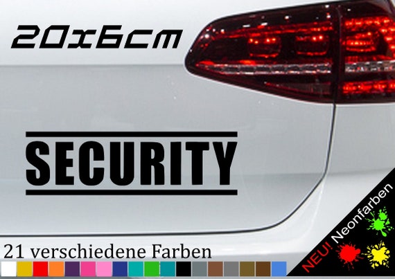 SECURITY Sticker Sticker Bouncer Security Guard SWAT SEK | Etsy