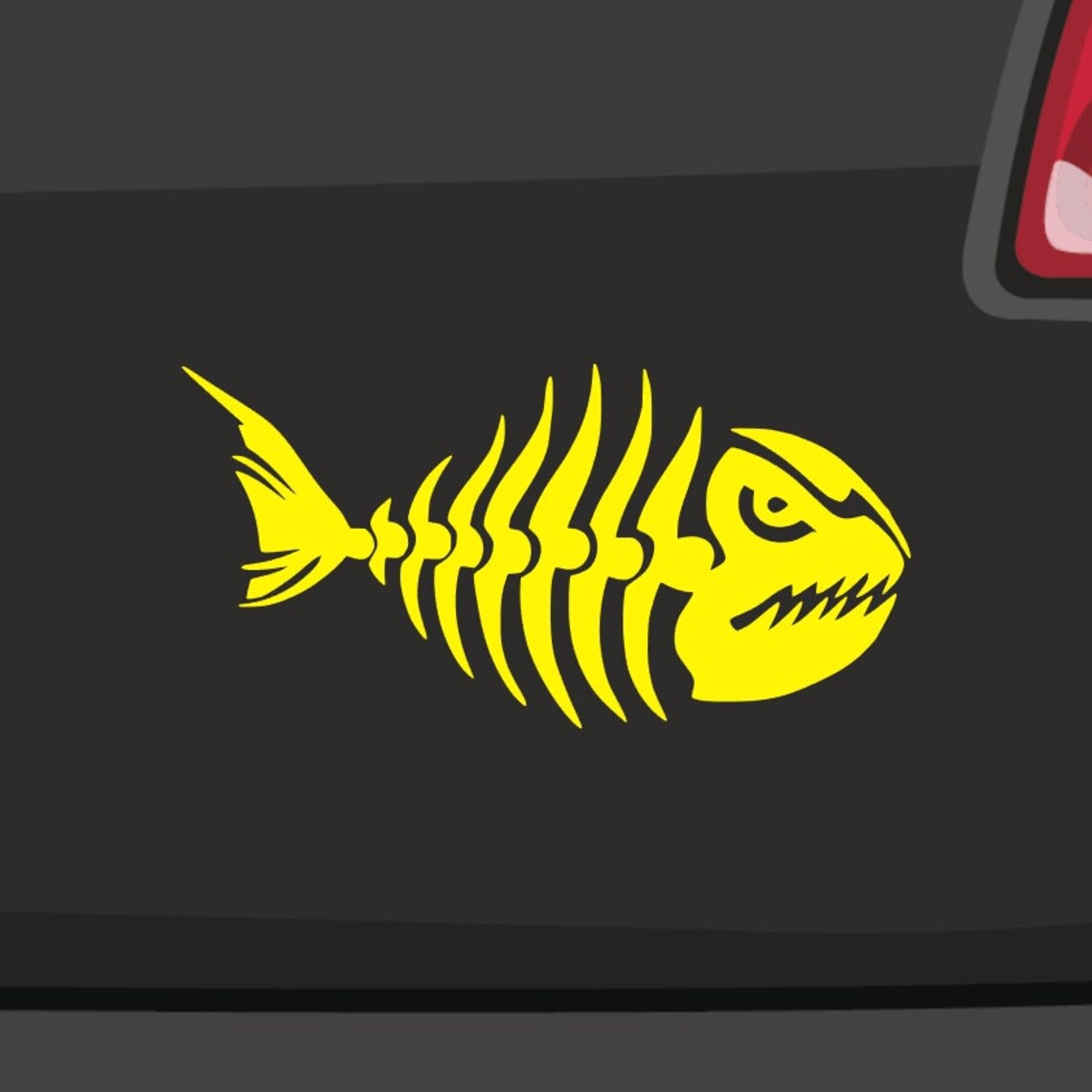 Fisch Aufkleber Skelett 6 Größen Sticker Auto Fish Fischen | Etsy