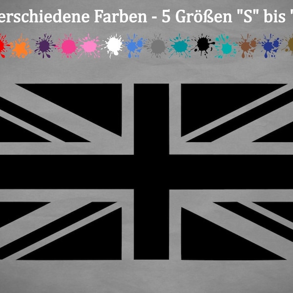 Union Jack Decal - Etsy