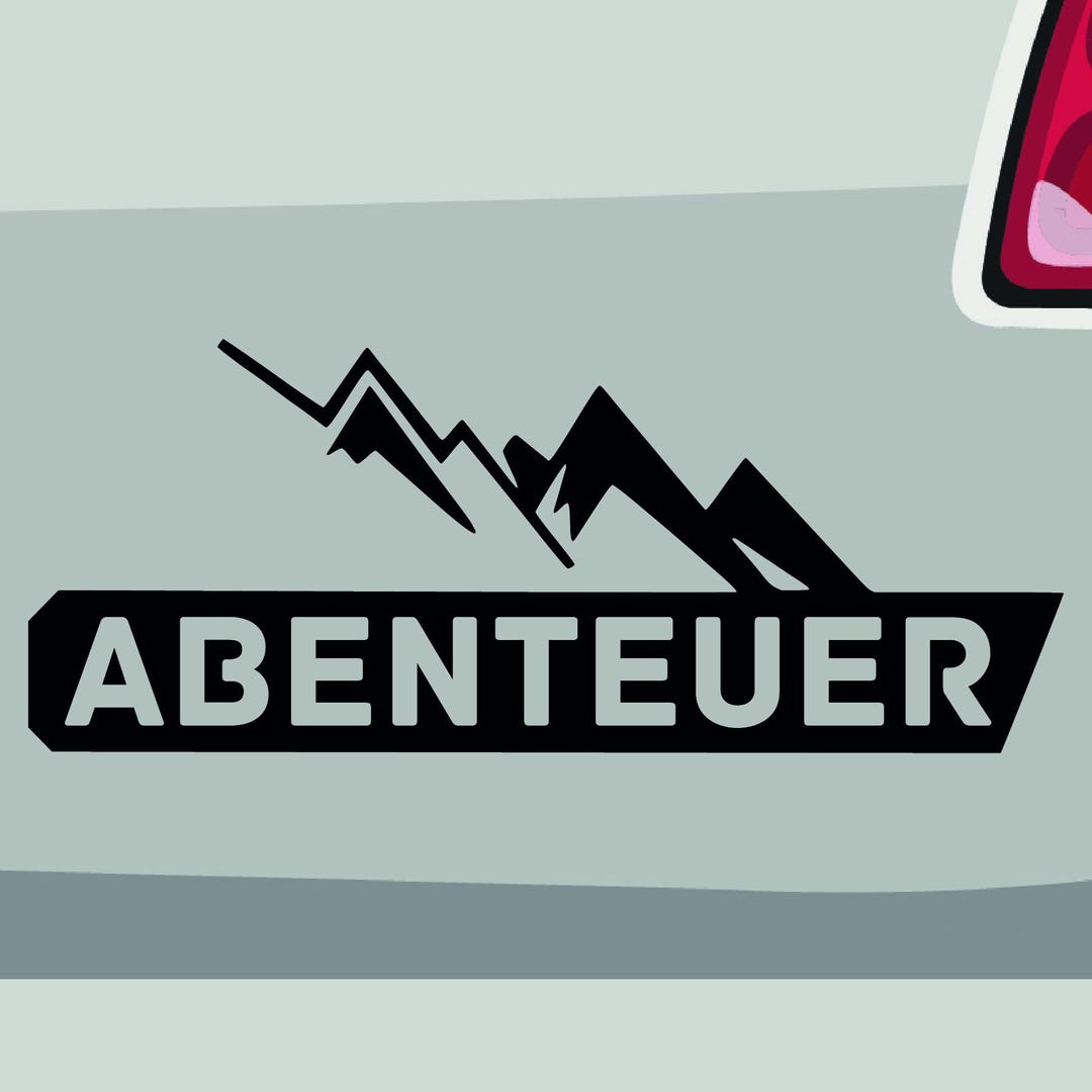 Adventure Mountains Sticker Climbing Sticker Adventure Car Bike Decal ...