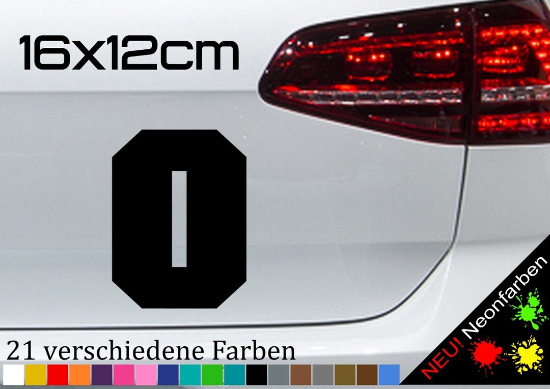 Tirkot Number Zero 0 Number Sticker House Sticker Start Number Mailbox ...