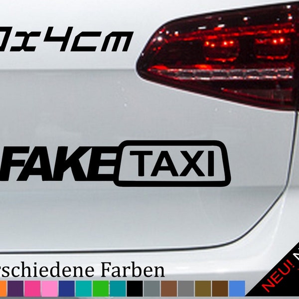 Fake Taxi Car Decal - Etsy