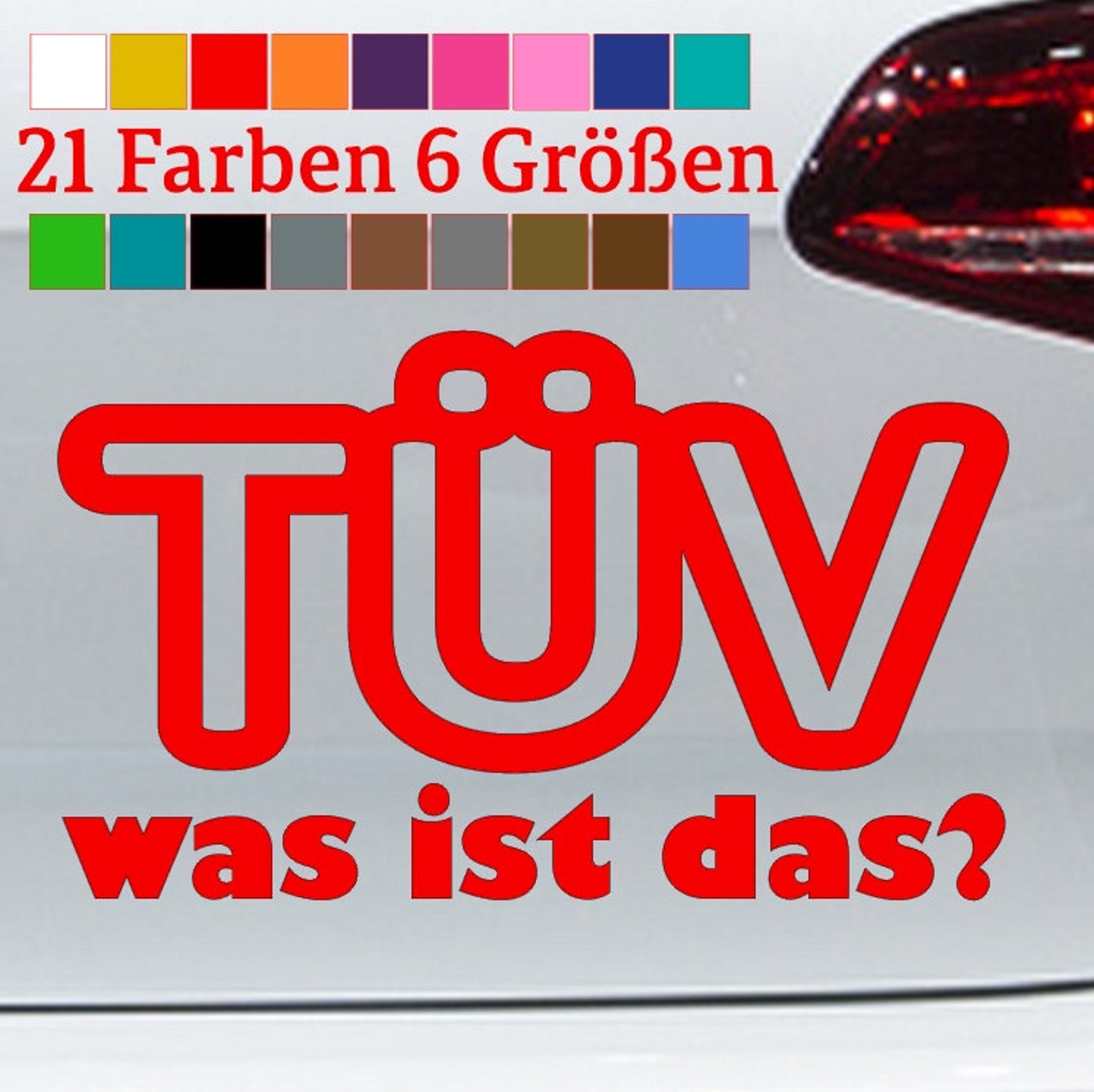 TÜV What is It Fun Sticker JDM Registered Legally No Matter - Etsy