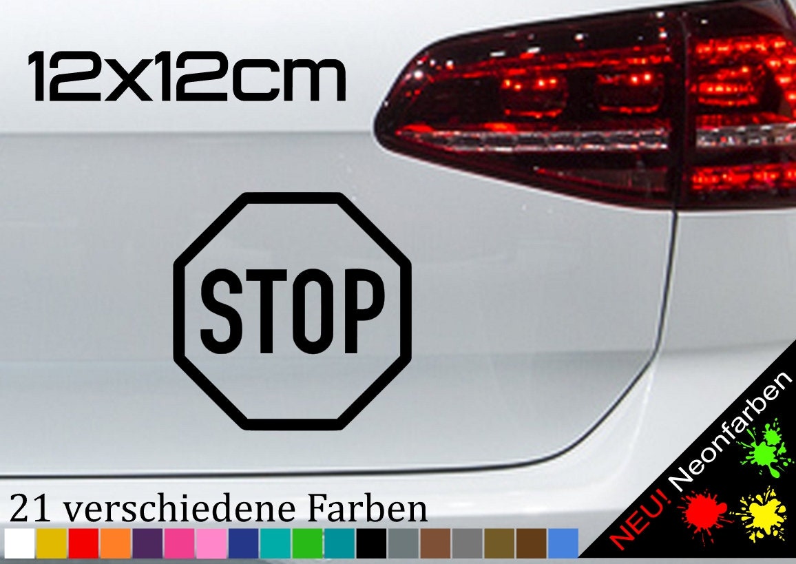 Stop sticker no access Sign Stop Warning Danger Danger Warning | Etsy