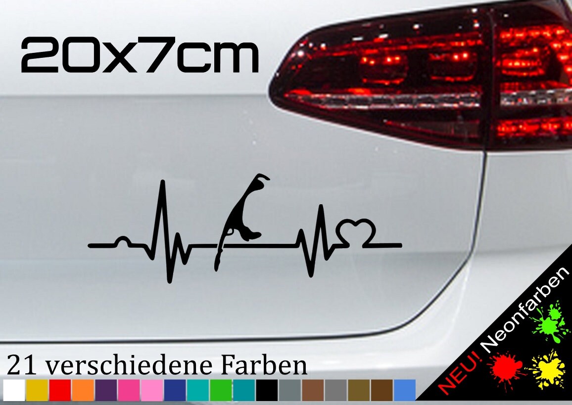 Sylt Aufkleber Auto Sticker Herzschlag Insel Umriss Urlaub Ferien ...