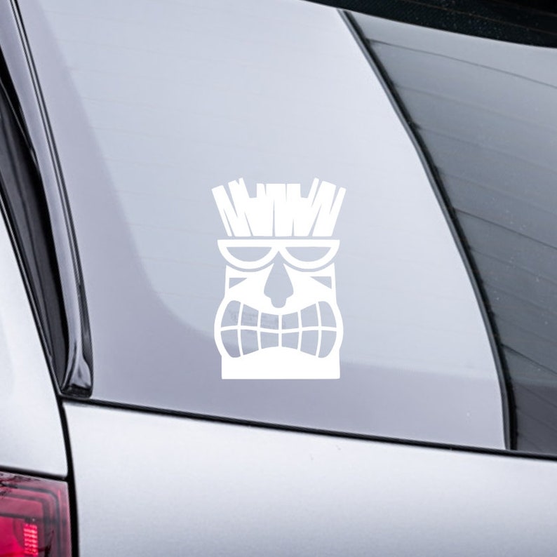 Fun Sticker Tiki Man -6 Sizes- Hawaii Surfing Honolulu Waves Voodoo ...
