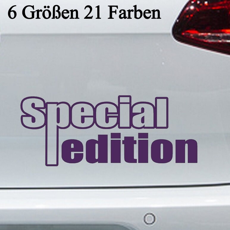 Special Edition Sticker 6sizes Special Edition Limited - Etsy UK