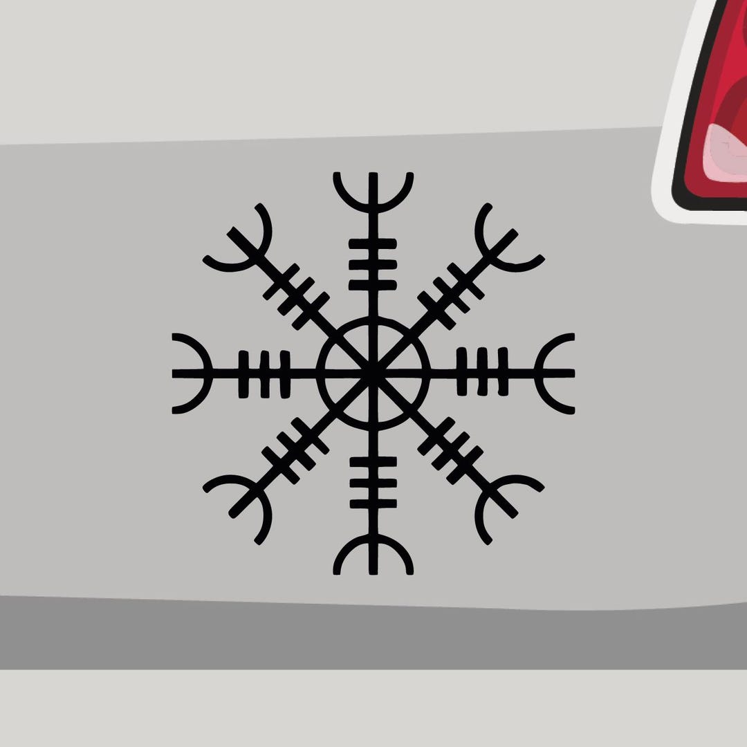 Sticker the Helm of Awe Walhalla Odin Sticker Adhesive Car Motorcycle ...