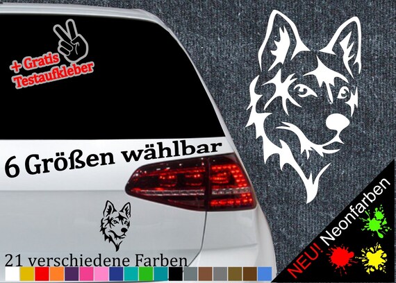 Sticker Celtic Wolf Wolf Dog Tribal Husky Sticker Car Car - Etsy