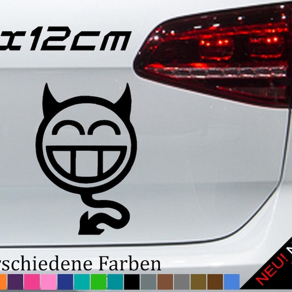 Evil Smiley Decals - Etsy