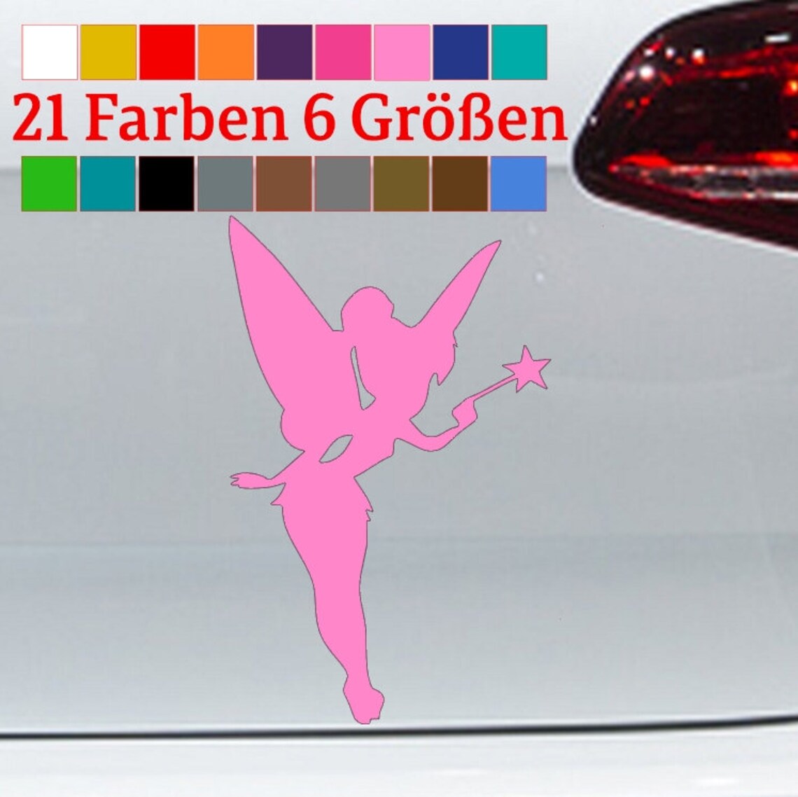 Tinkerbell Fee Aufkleber Zauber Märchen Sage Sticker Feenstaub | Etsy