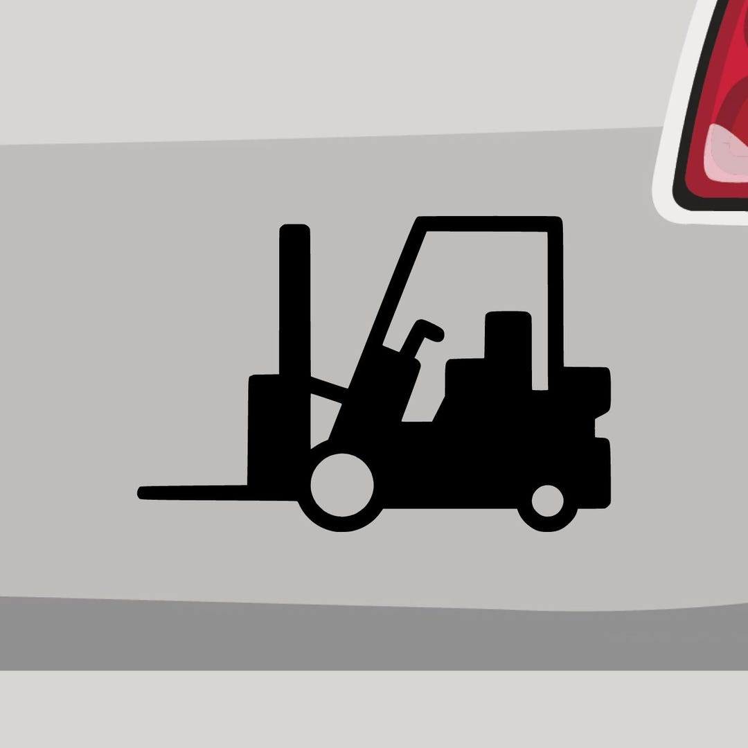 Forklift Sticker Industrial Truck Sticker Lifting Job Car Bike Decal ...