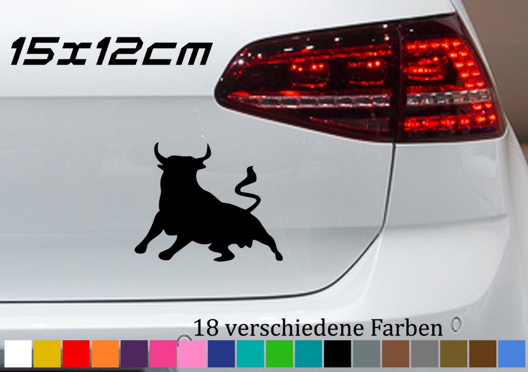 Bull Sticker 15 X 12 Cm El Toro Bull Tauro Plott Sticker Spain Car Glue ...