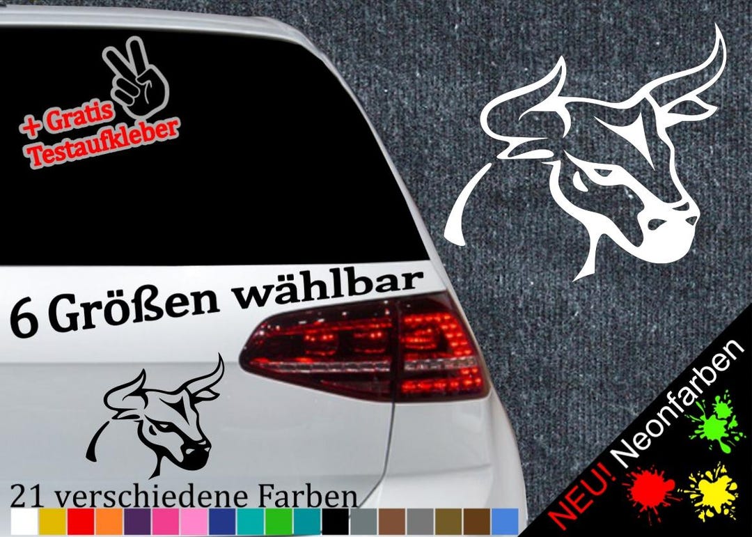 El Toro Sticker -6 Sizes 21 Colors- Bull Rodeo Horn Spain Bullhead - Etsy
