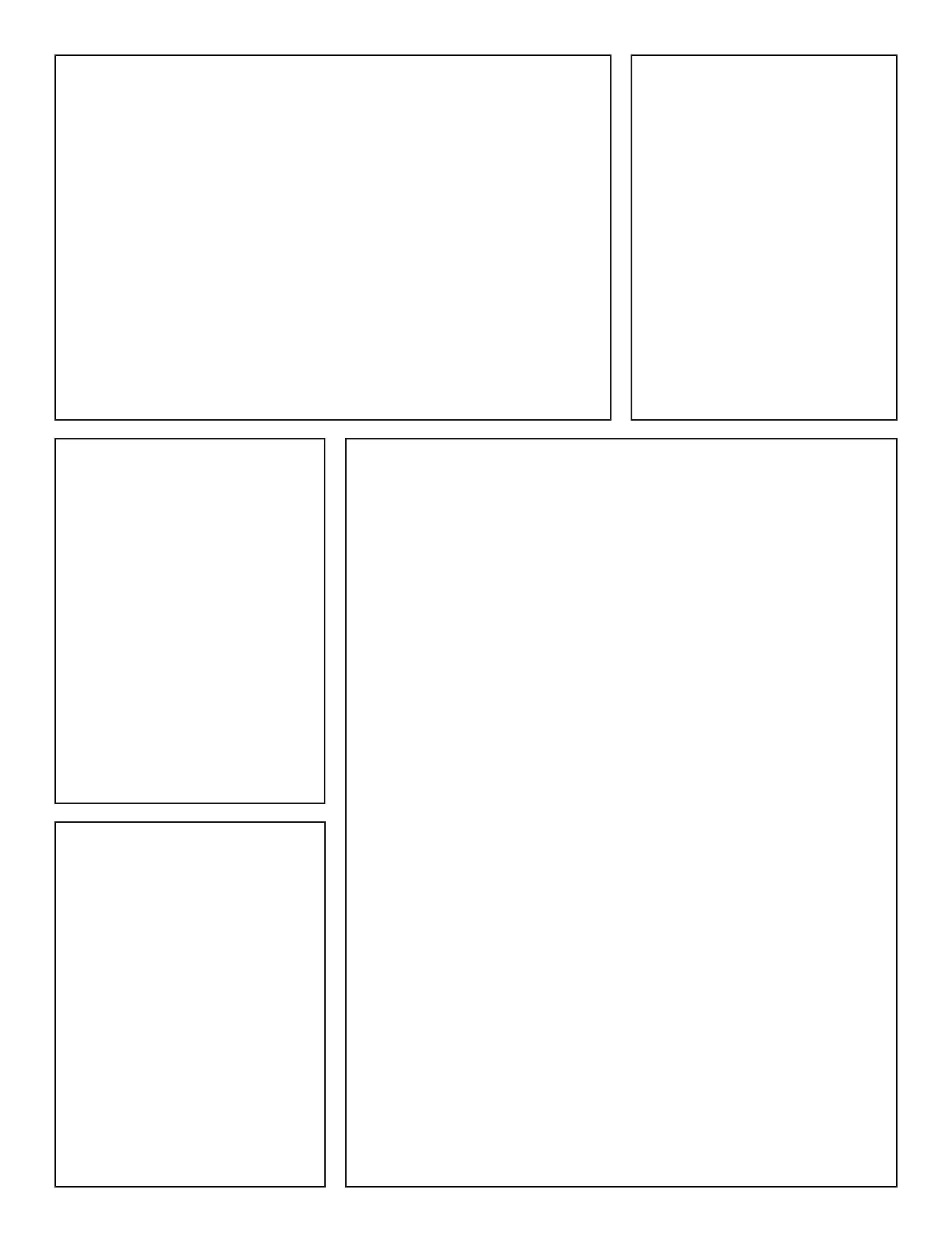 Printable Comic Pages, 4 Comic Templates, Printable Storyboard for Kids ...