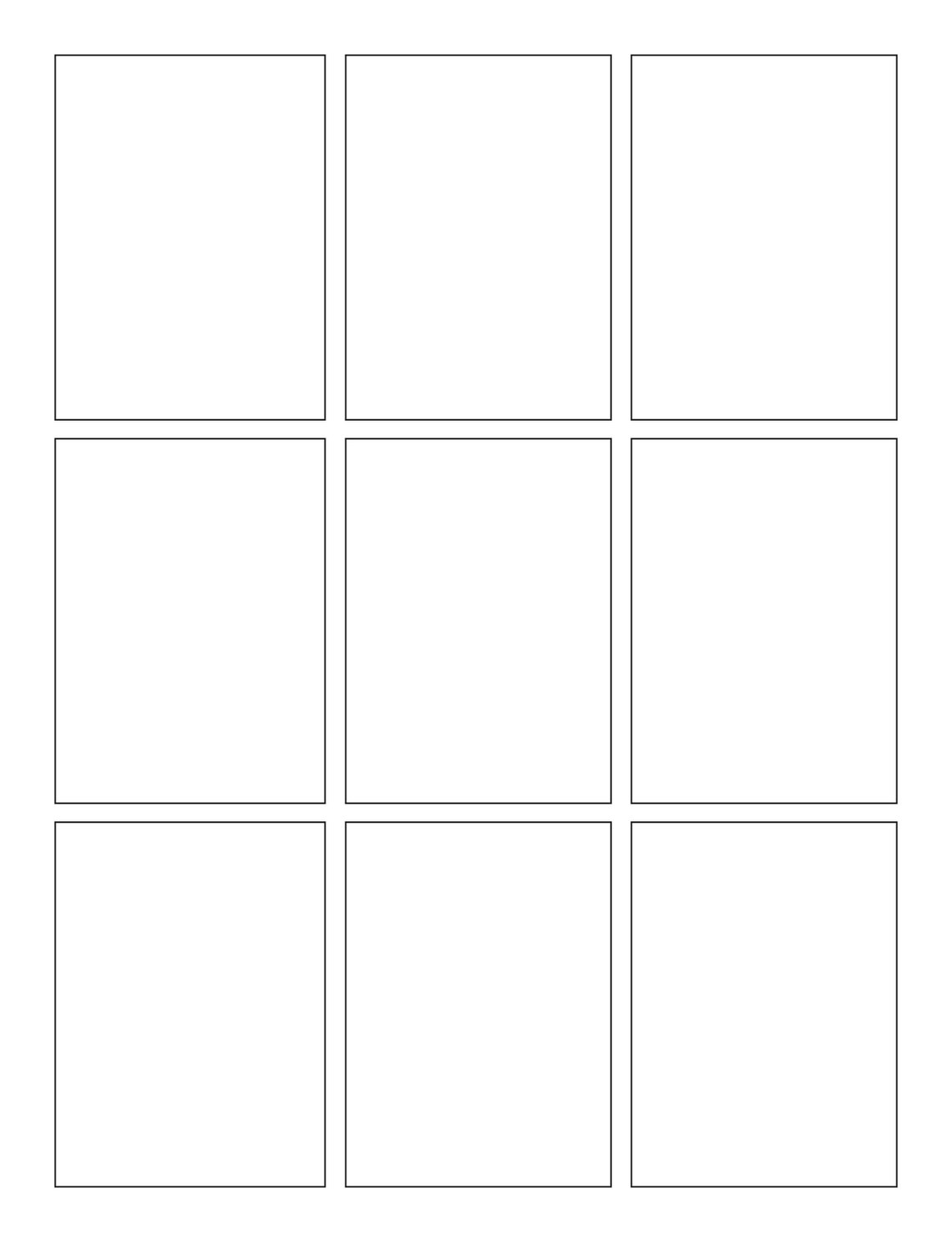 Printable Comic Pages, 4 Comic Templates, Printable Storyboard for Kids ...