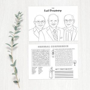 General Conference 2024, Primary Coloring Pages, Activity Booklet ...