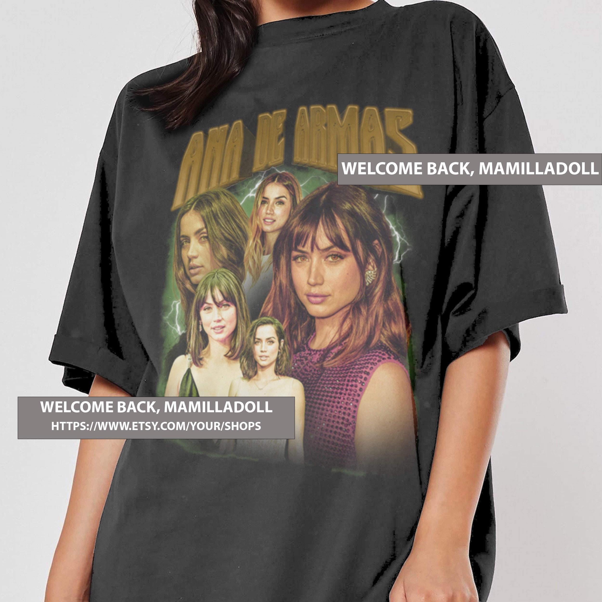 Ana De Armas Shirt Anna Celia De Armas Tshirt Oversize Shirt - Etsy