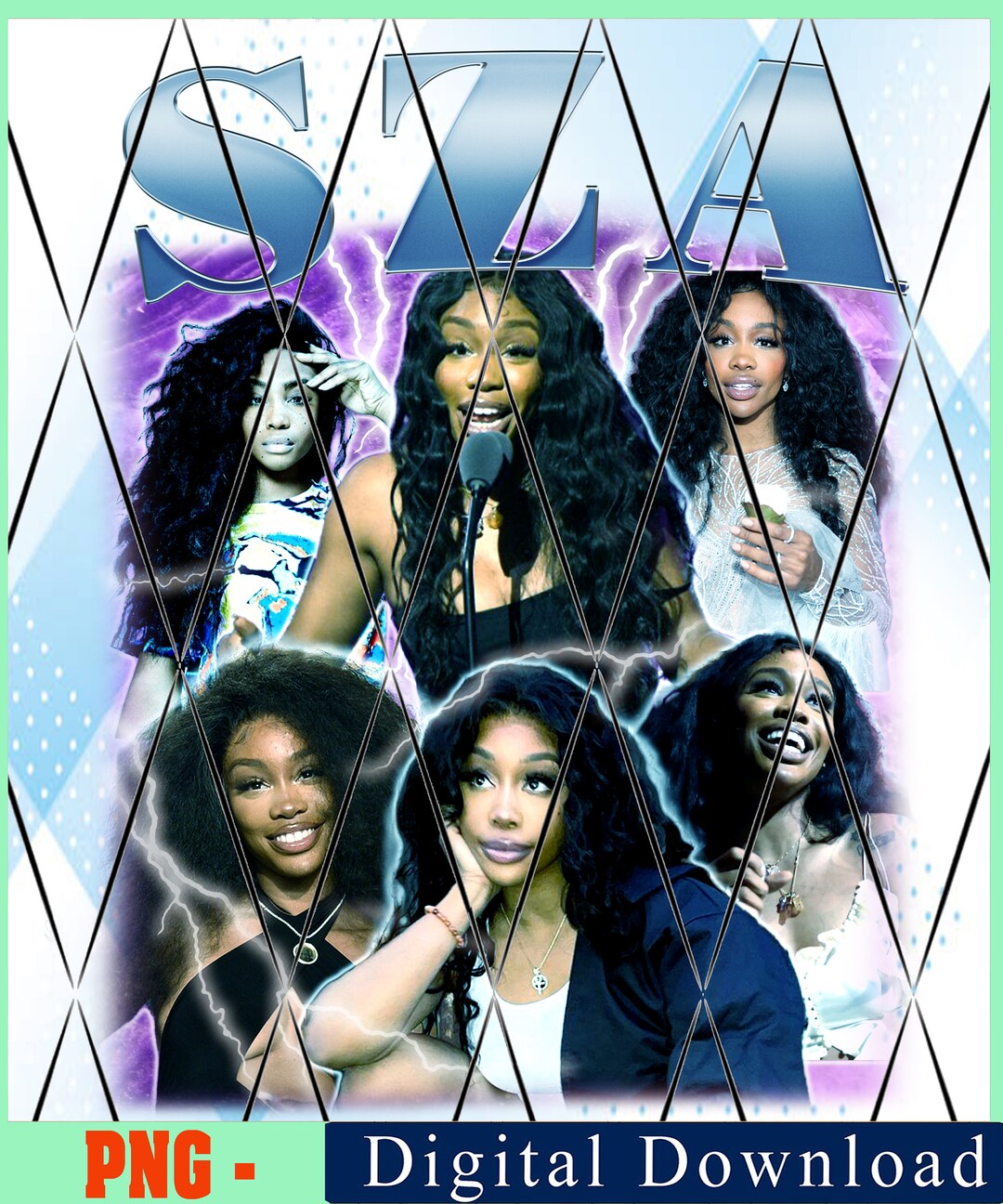 Sza PNG Sza Bootleg 90s SOS Album PNG Music Rnb Singer - Etsy Australia