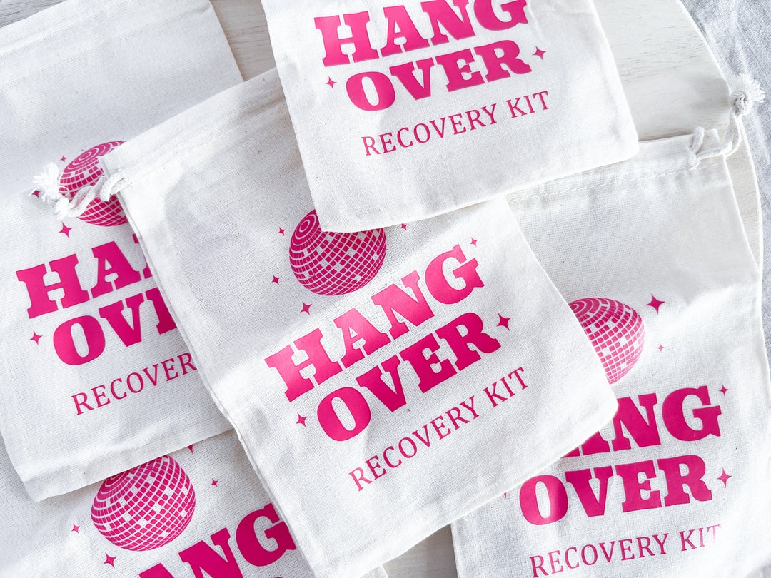 Hangover Recovery Kit Bag, Hens Party Emergency Kit, Hens Hangover ...