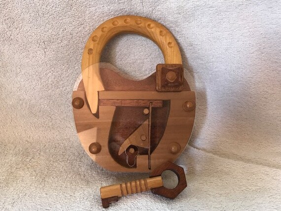 Working Wooden Lock | Etsy
