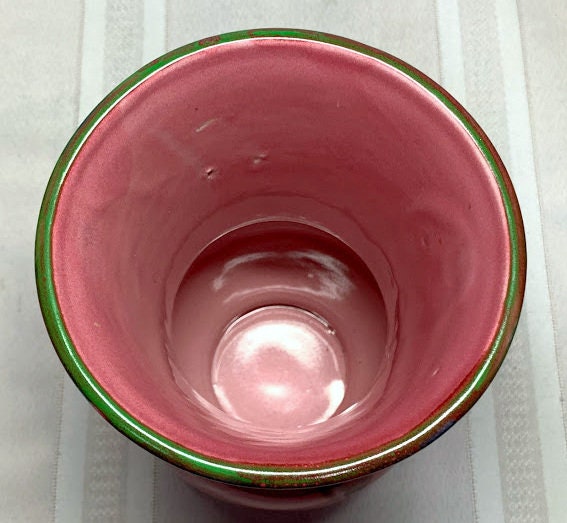 Weller Pottery, Juneau Large Bulbous Vase, Outstanding Glaze Runs ...