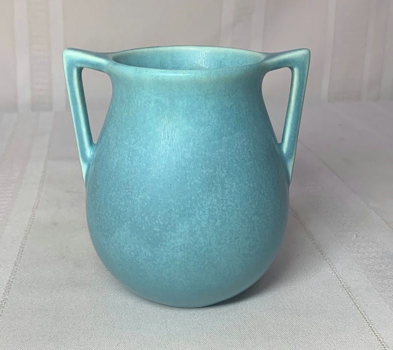 Rookwood Pottery, Robins Egg Blue, Buttressed Handled Vase, Arts and ...