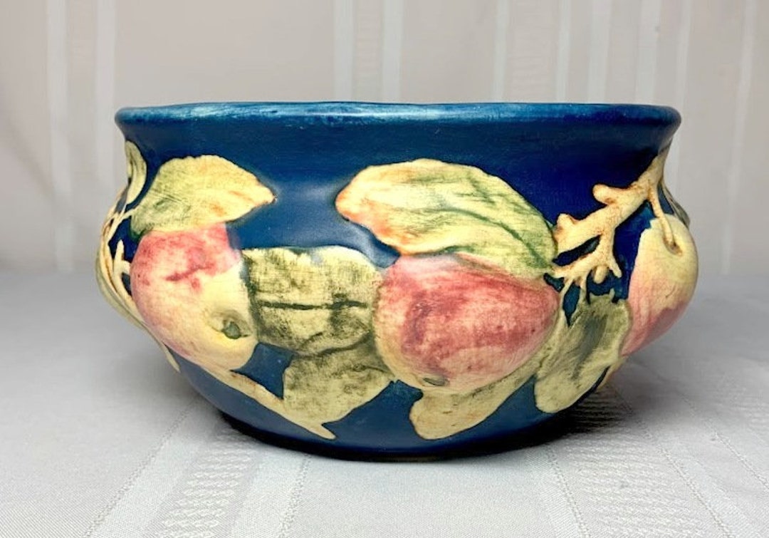 Weller Pottery, Baldin, Deep Blue Planter or Bowl, Great Glaze Colors ...