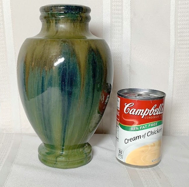 William J Walley Pottery, Raised Neck, Tapered Shoulder Vase, Great ...