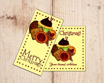 Printable Gingerbread Man Gift Tags - Printable Christmas Tags Template ...