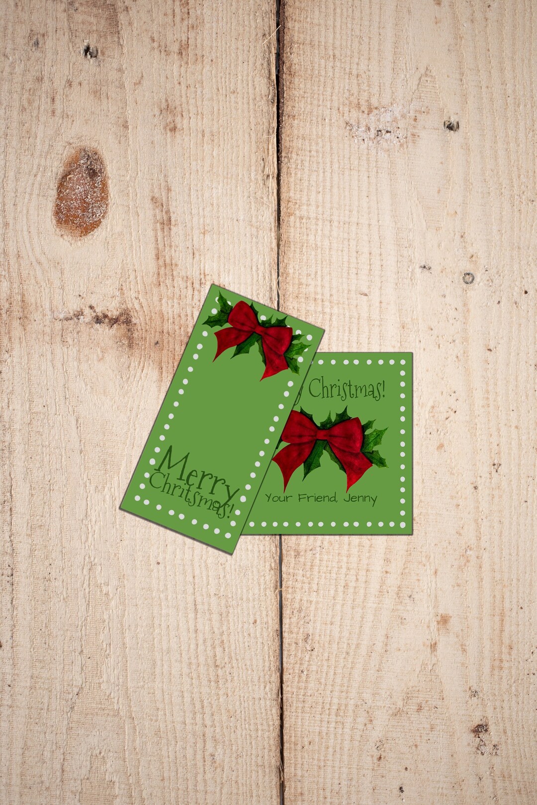 Printable Christmas Bow Gift Tags - Printable Christmas Tags Template ...