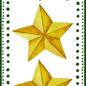 Printable Christmas Star Gift Tags - Printable Christmas Tags Template ...