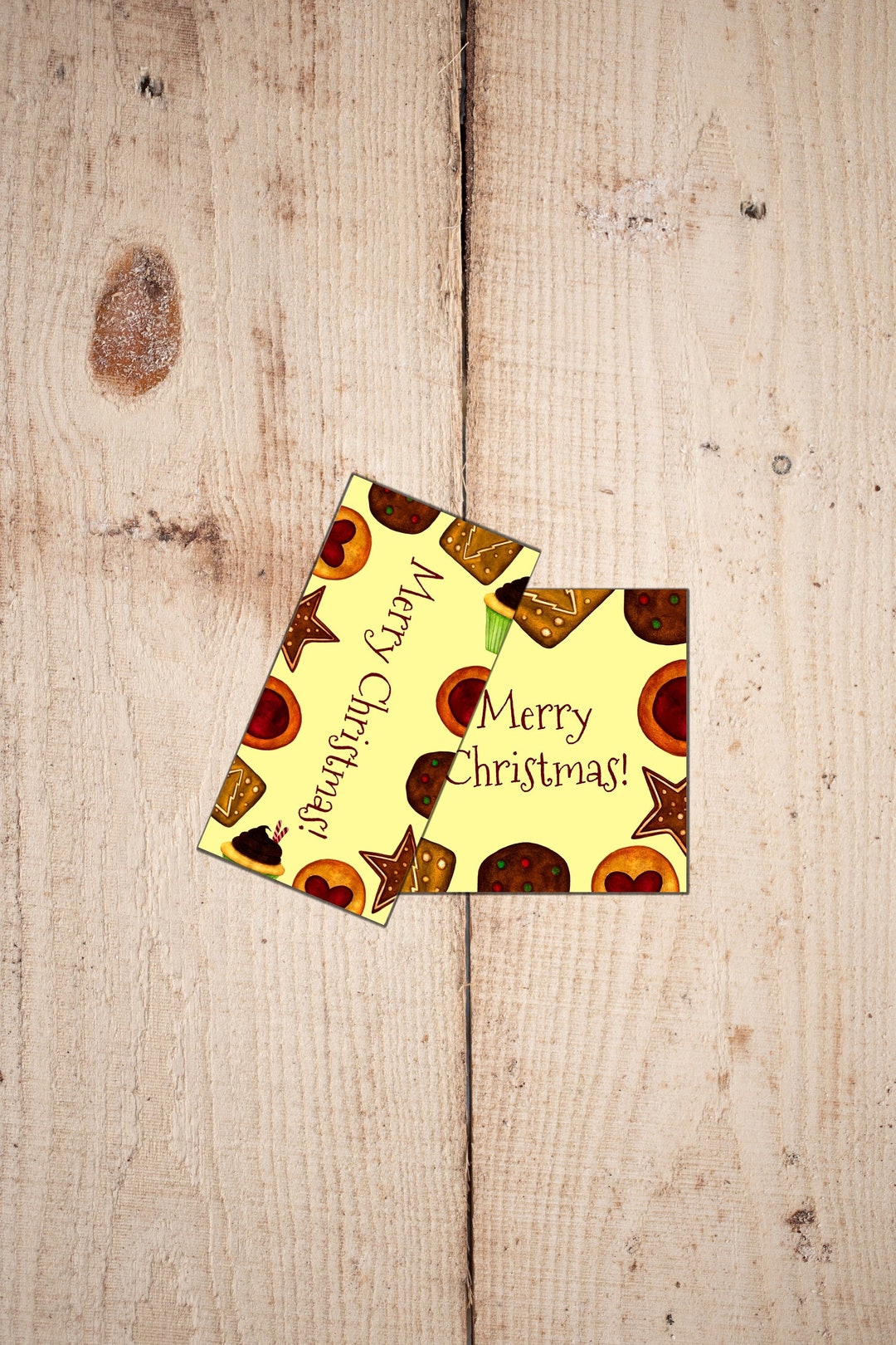 Printable Christmas Cookie Gift Tags - Editable Winter Sweets Labels ...